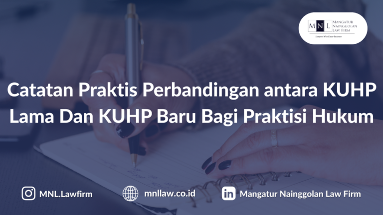 Catatan Praktis Perbandingan antara KUHP Lama Dan KUHP Baru Bagi ...